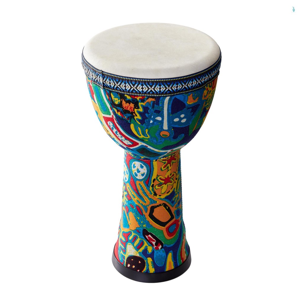 8-inch African Drum PVC Drum Body Goatskin Drum Surface Lightweight ...