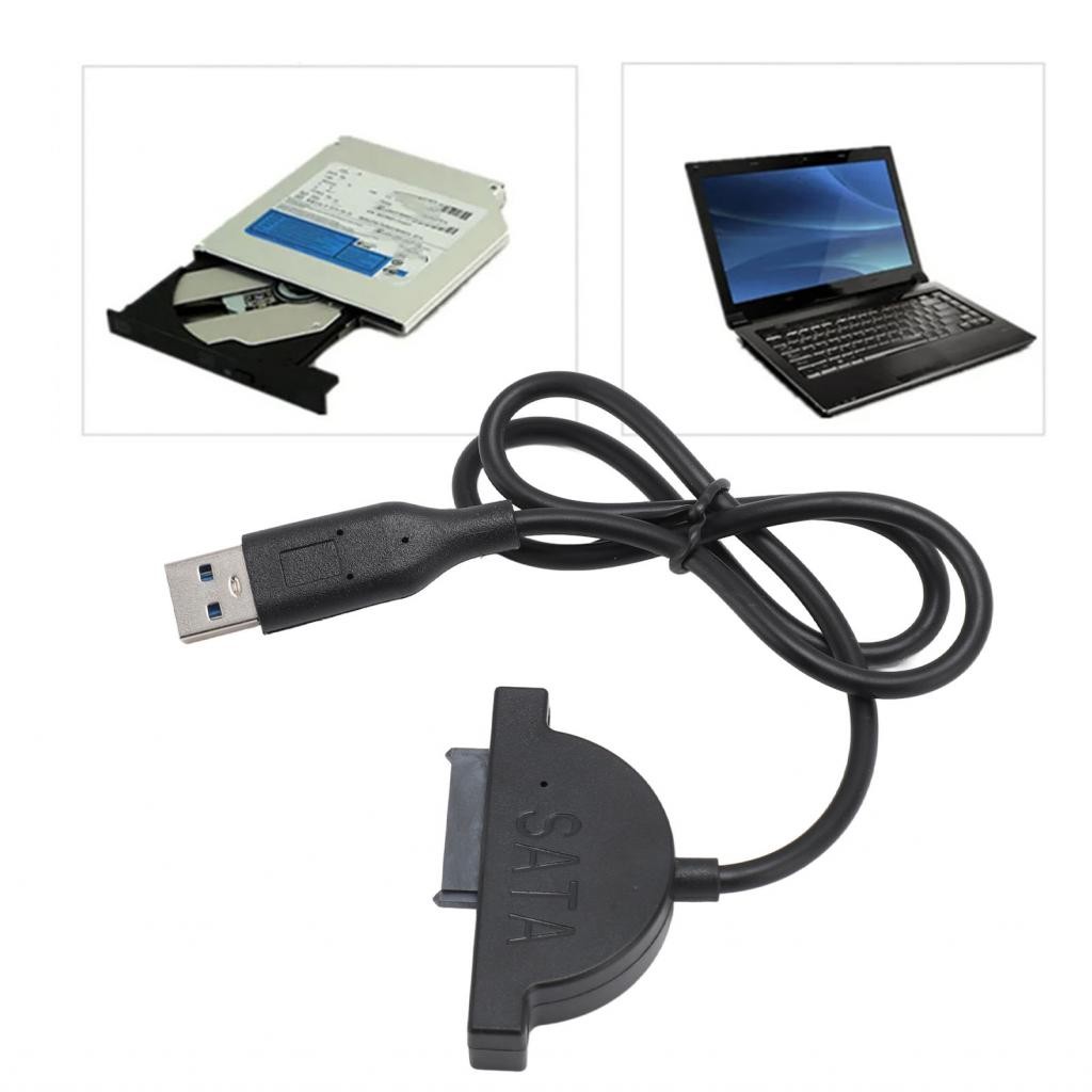 Xiyijia USB 2.0 To SATA Cable Hot Swapping Optical Drive Adapter 7 Plus ...