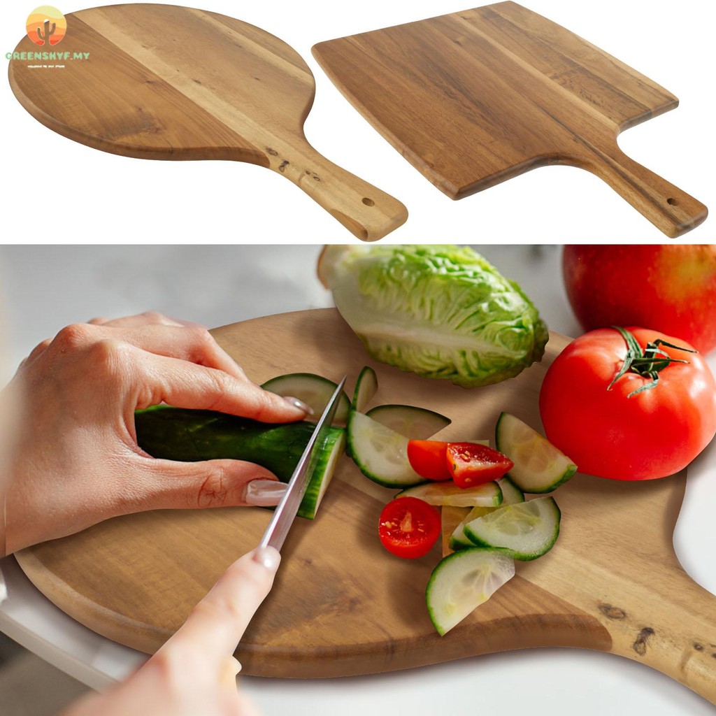 Wood Cutting Board Acacia Wood Charcuterie Board Portable Wood Dinner ...