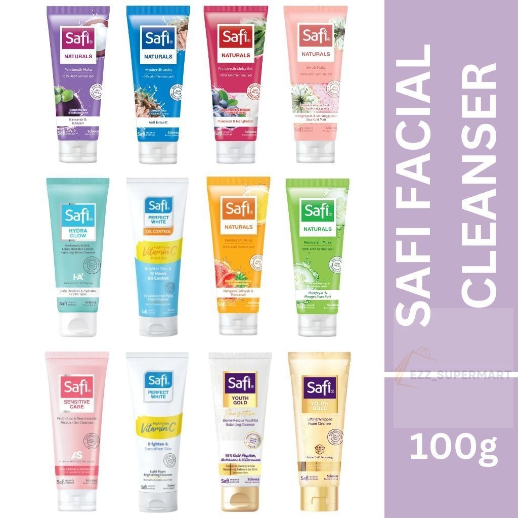SAFI Facial Cleanser Facial Cleansing Foam (100g) | Shopee Malaysia