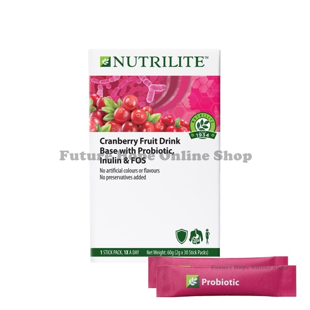 Nutrilite Cranberry Fruit Drink Base With Probiotic, Inulin & FOS ...