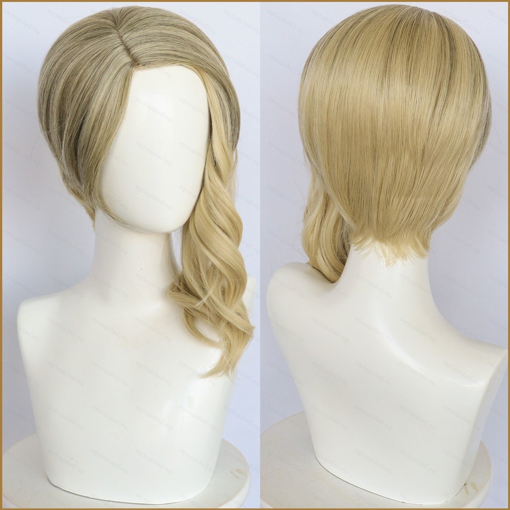 333 Spider-Man Across the Spider-Verse Gwen Stacy Wig Cosplay Blond ...
