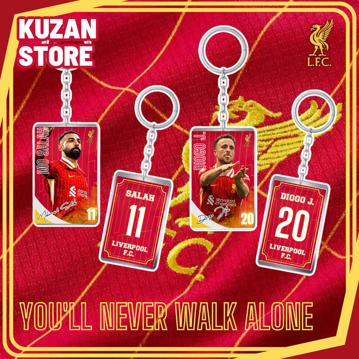 GANTUNGAN Liverpool Ganci 2024/2025 / Acrylic Liverpool Keychain (Salah ...