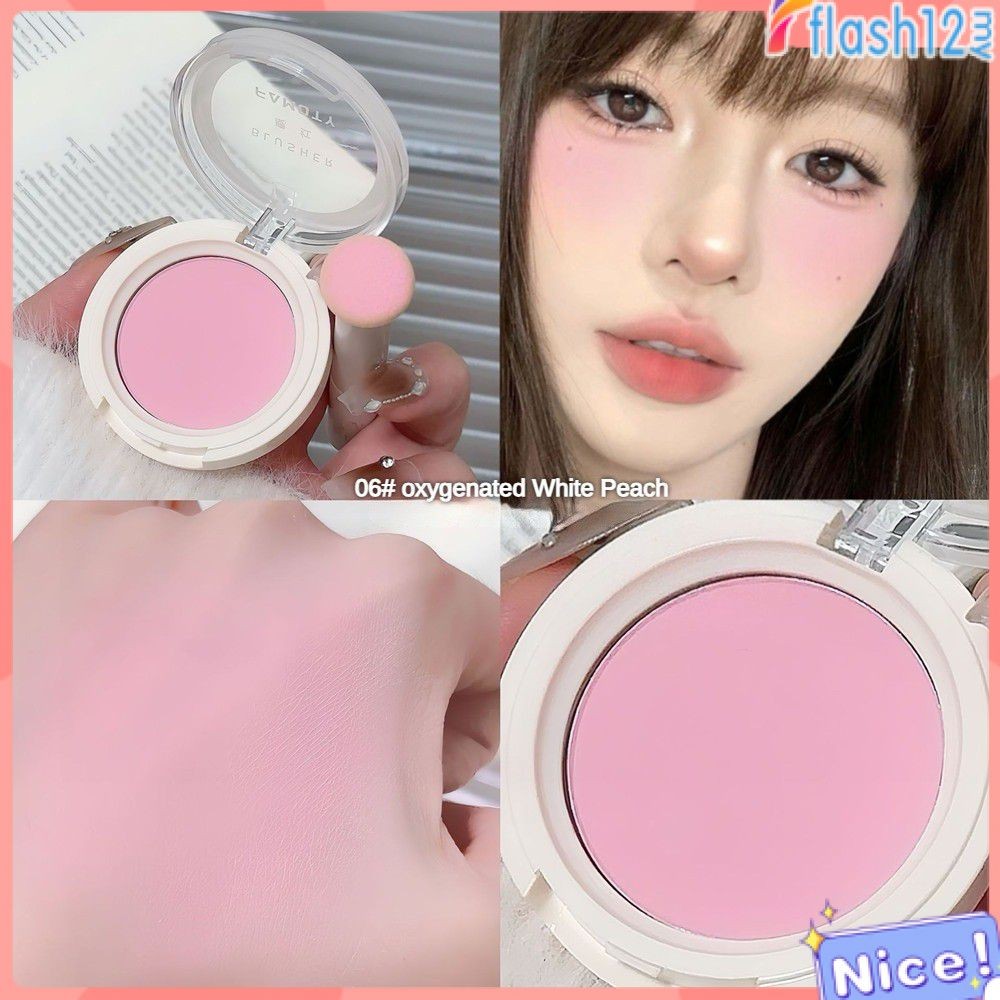 Famoty Monochrome Blush Cream Powder Low Saturation Soft Matte Matte ...