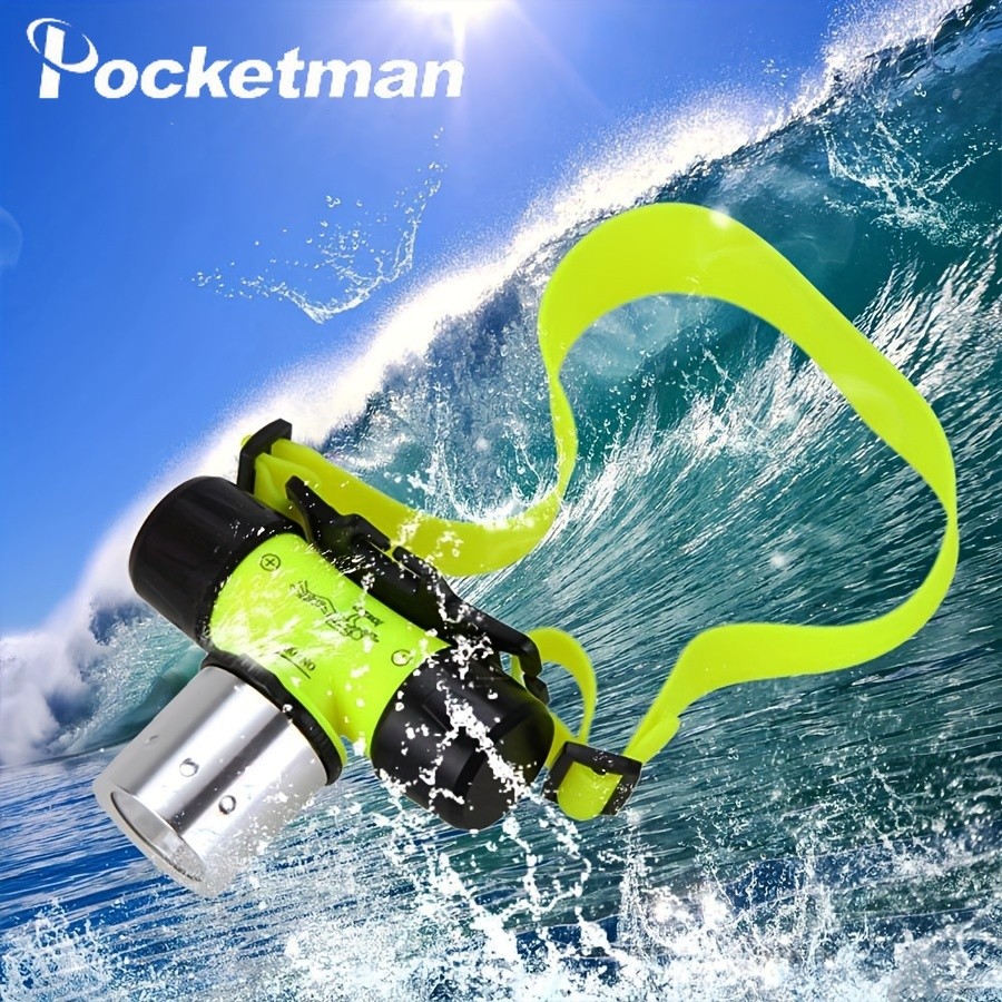 Waterproof Silicone Headlight Diving Special Headlight Luminous Diode ...