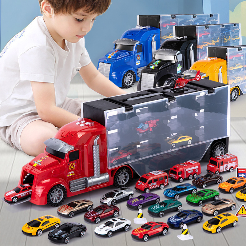 Children Toy Cars Car Sets All Kinds of Cars Fire Engineering ...