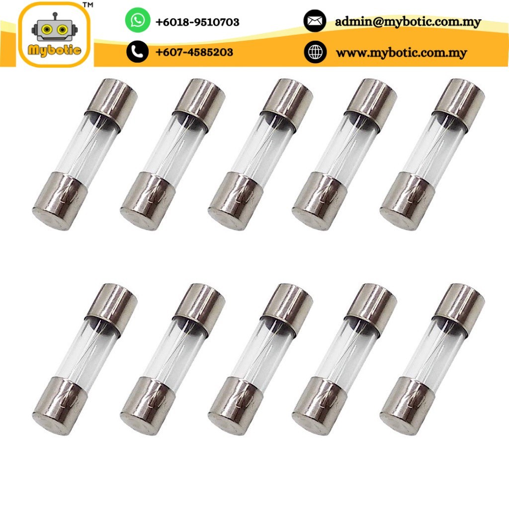 5X20MM FUSE ( 0.2A/ 0.5A / 1A / 2A / 3A / 5A / 10A/ 15A ) | Shopee Malaysia