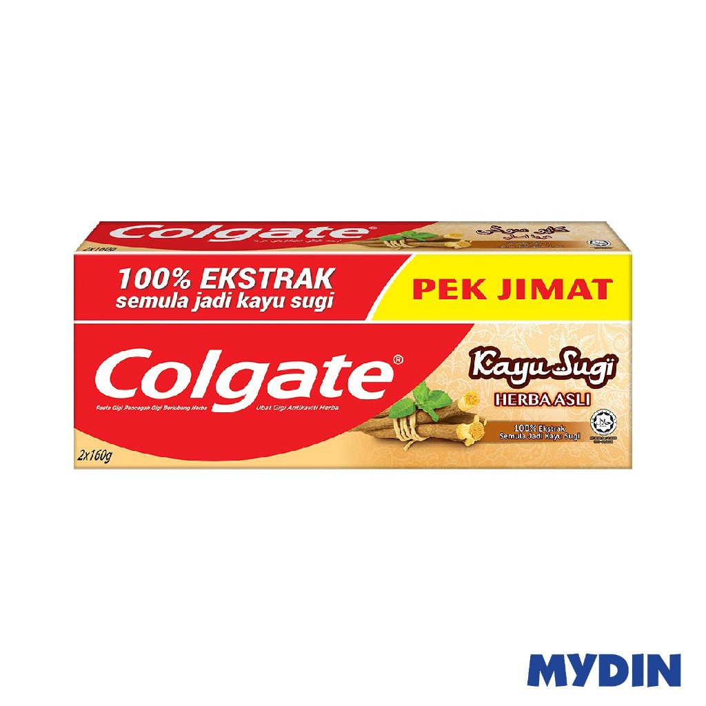 Colgate Kayu Sugi Toothpaste Twinpack - 2 Variants (160g) | Shopee Malaysia