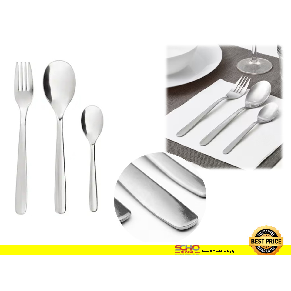 IKEA-MOPSIG 12-piece cutlery set | Shopee Malaysia