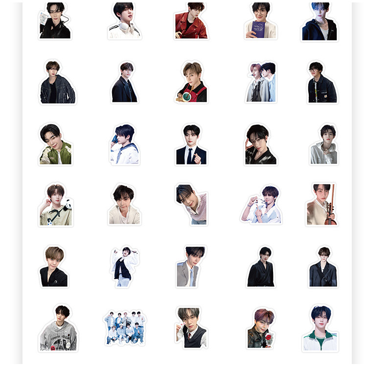 100-104pcs/set ZEROBASEONE RICKY Photo Stickers ZB1 Zhang Hao Han-bin ...
