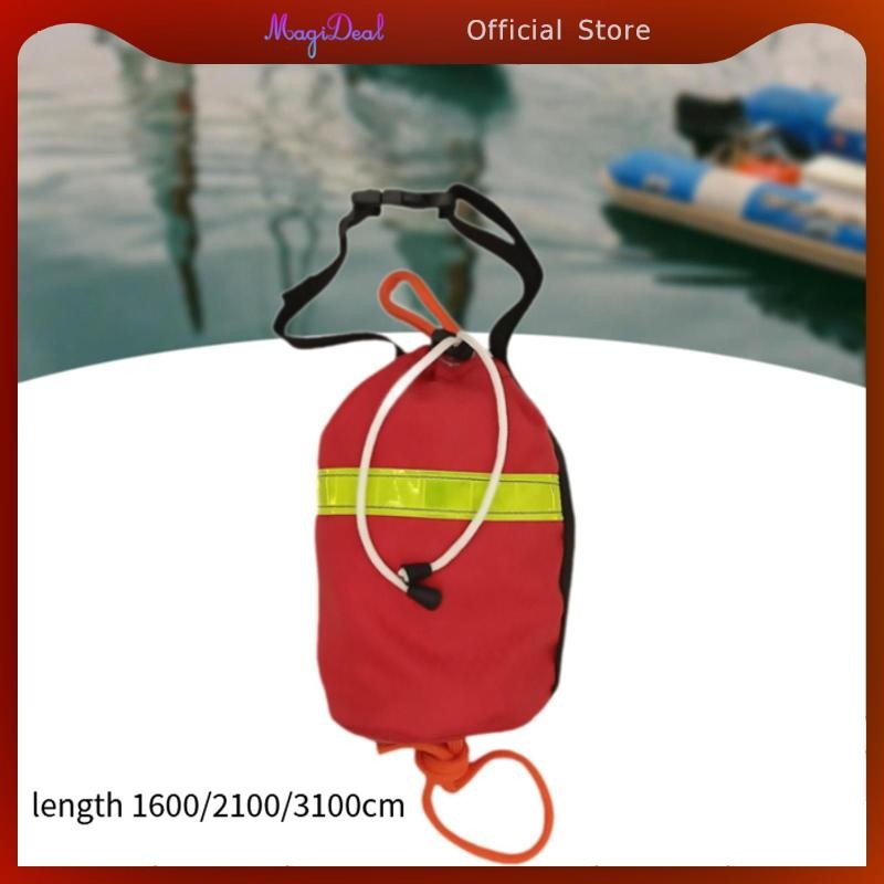 MagiDeal Float Throw Bag Rescue Throw Bag Multipurpose Dock Line Boat ...
