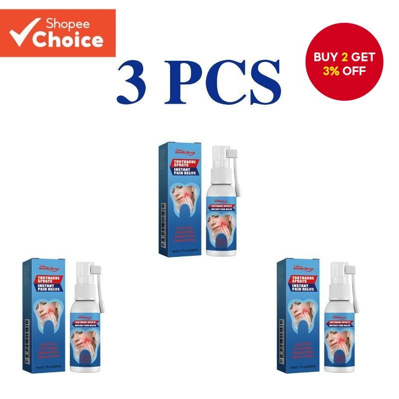 Toothache Stop Spray for Mouth Ulcers & Swollen Gums, No Numbness ...