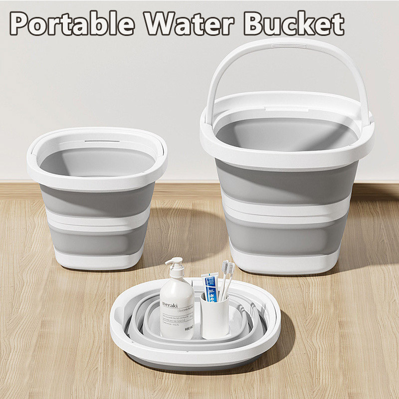 Foldable Bucket Wash Basin Foldable Pail Collapsible Bucket Baldi Lipat ...