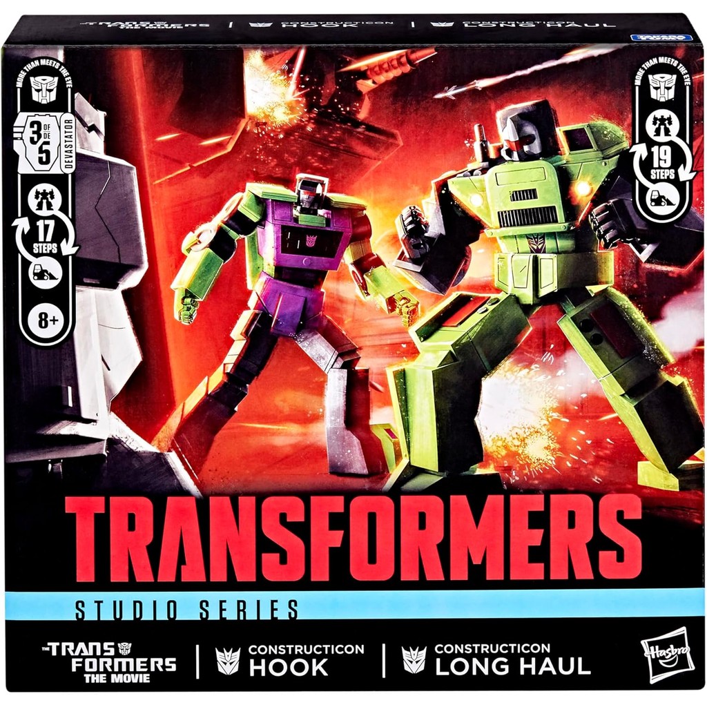 Transformers Studio Series The The Movie Constructicon Long Haul & Constructicon Hook | Shopee ...