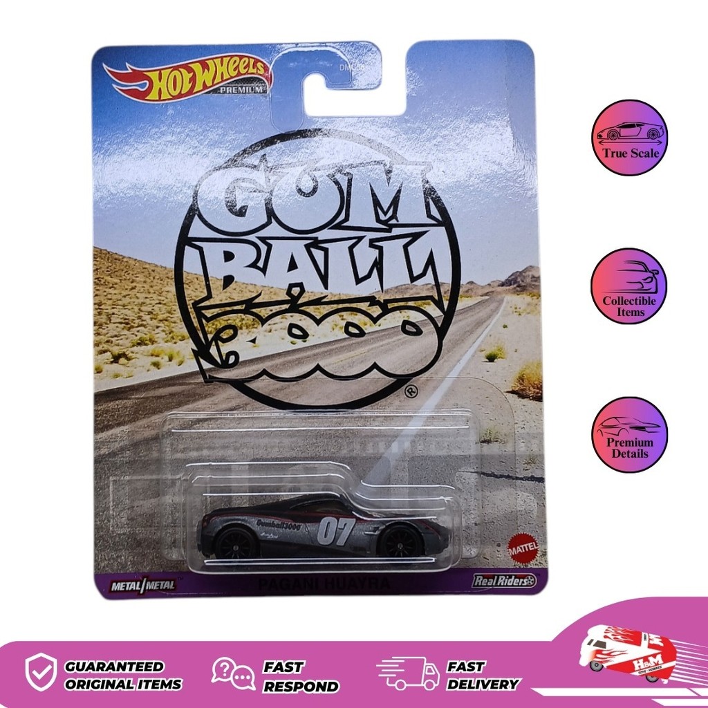 Hot Wheels Premium Pagani Huayra from the Gumball 3000 - Wrinkle ...