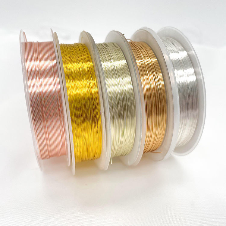 Color Preservation Handmade diy Copper Wire Winding Thin Copper Coil ...