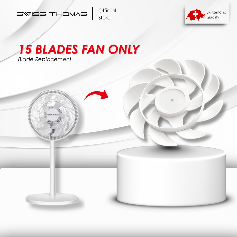 Swiss Thomas Replacement Fan Blade Standing Fan | Bilah Kipas Ganti ...