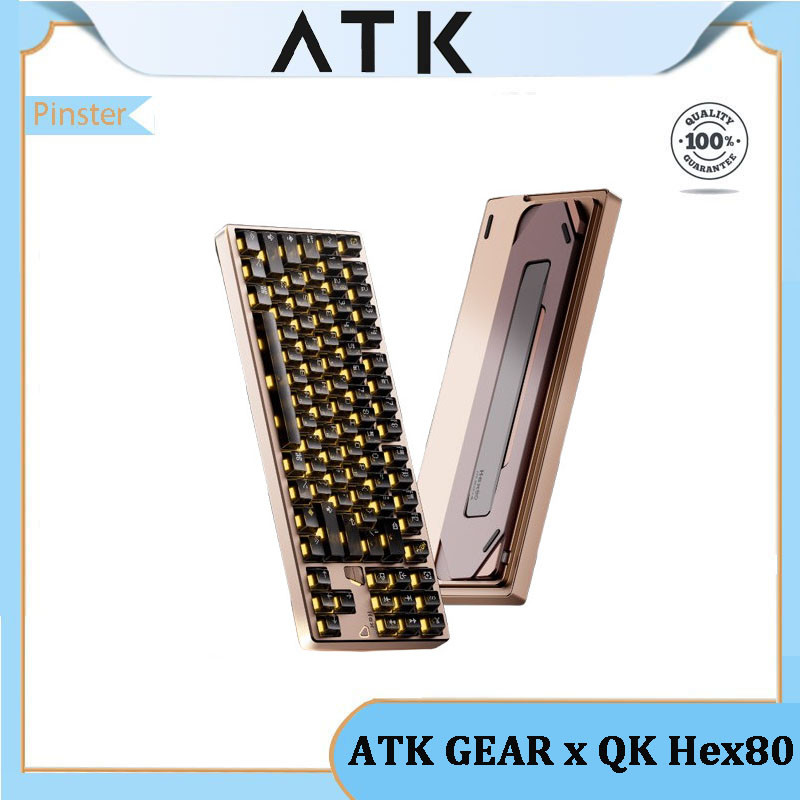 ATK GEAR x QK Hex80 Anode Grey 0.005mm RT Precision All-Aluminum Gaming Keyboard | Shopee Malaysia