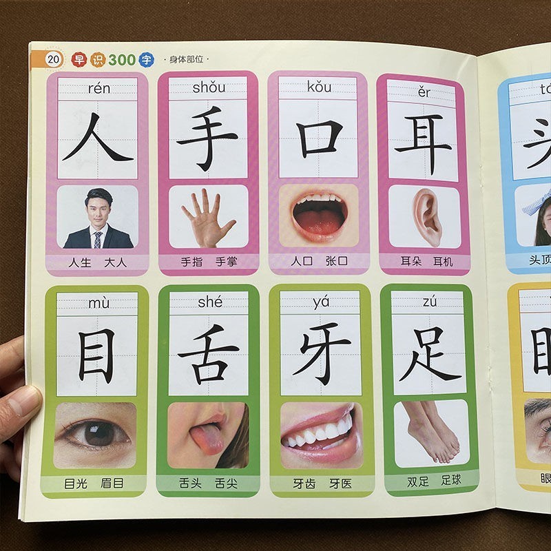 Reading Picture literacy book Simple Basic recognition Chinese ...