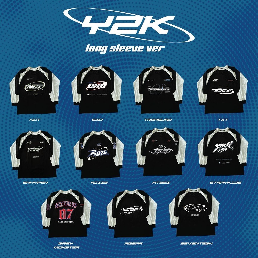 SEVENTEEN Y2K LONG SLEEVE VER Korean Style Long Sleeve Top | Shopee ...