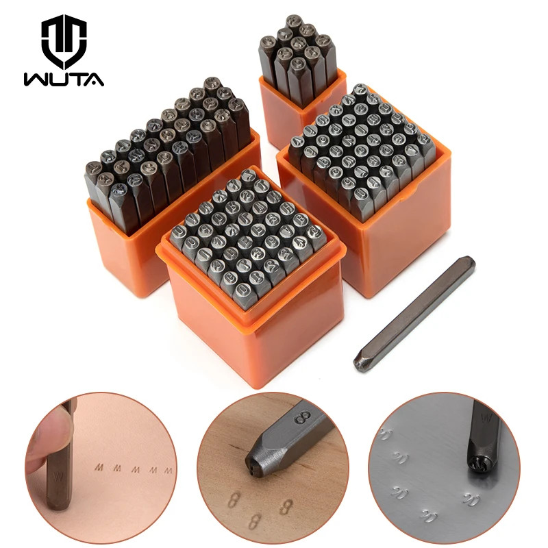 WUTA 27/36Pcs Alphabet Stamp Set Number & Letter Stamping Punch Kit ...