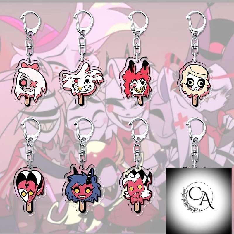 [Also] Hazbin Hotel Alastor Anime Around Acrylic Lucifer Alastor ...