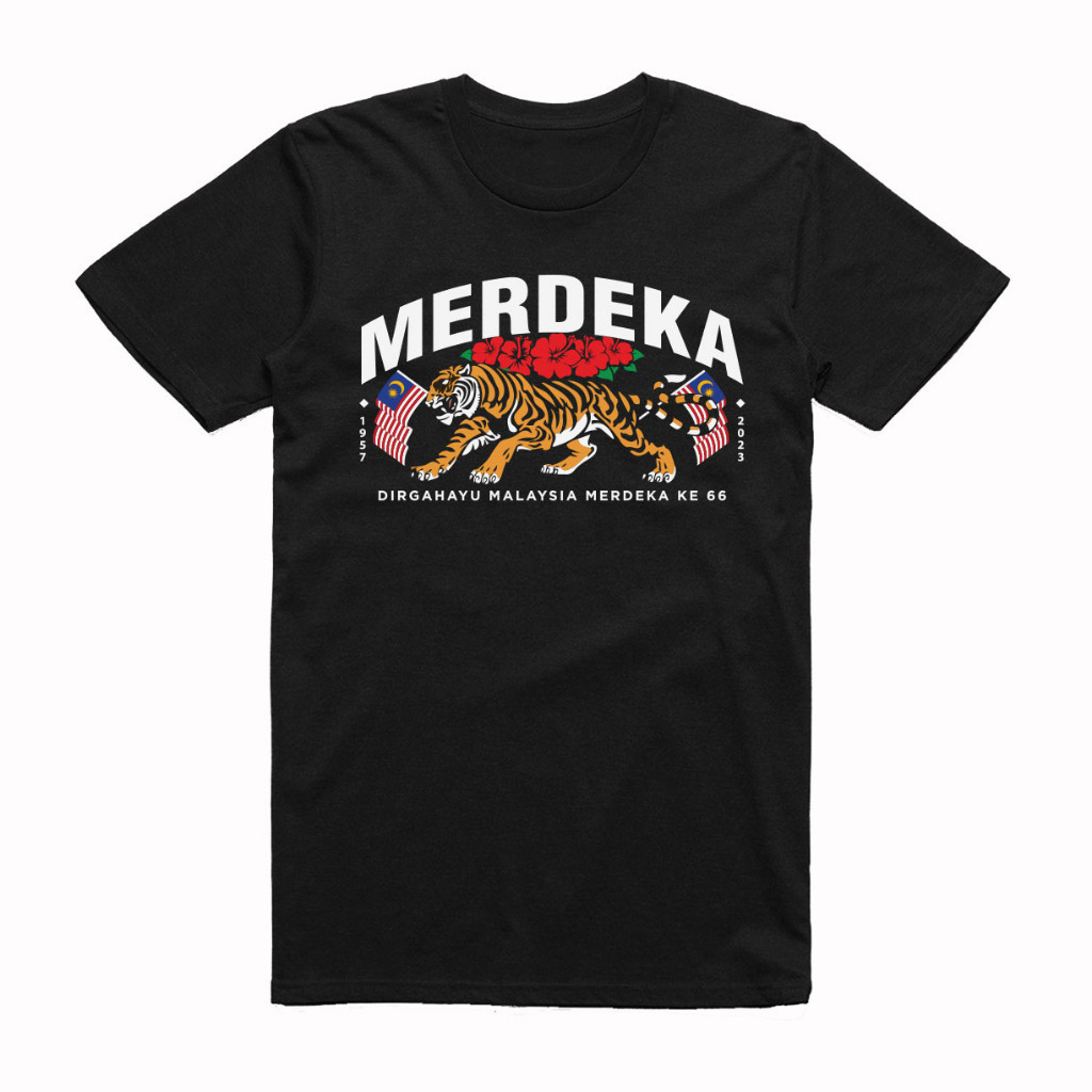 Merdeka Ke 66 2024 Harimau Malaya T-shirt ( Short Sleeve ) | Shopee ...