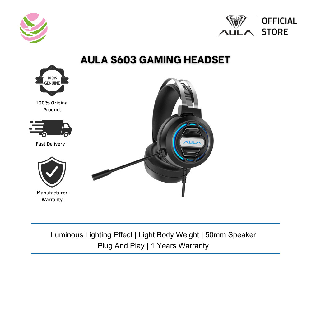 AULA S603 gaming headset | Shopee Malaysia