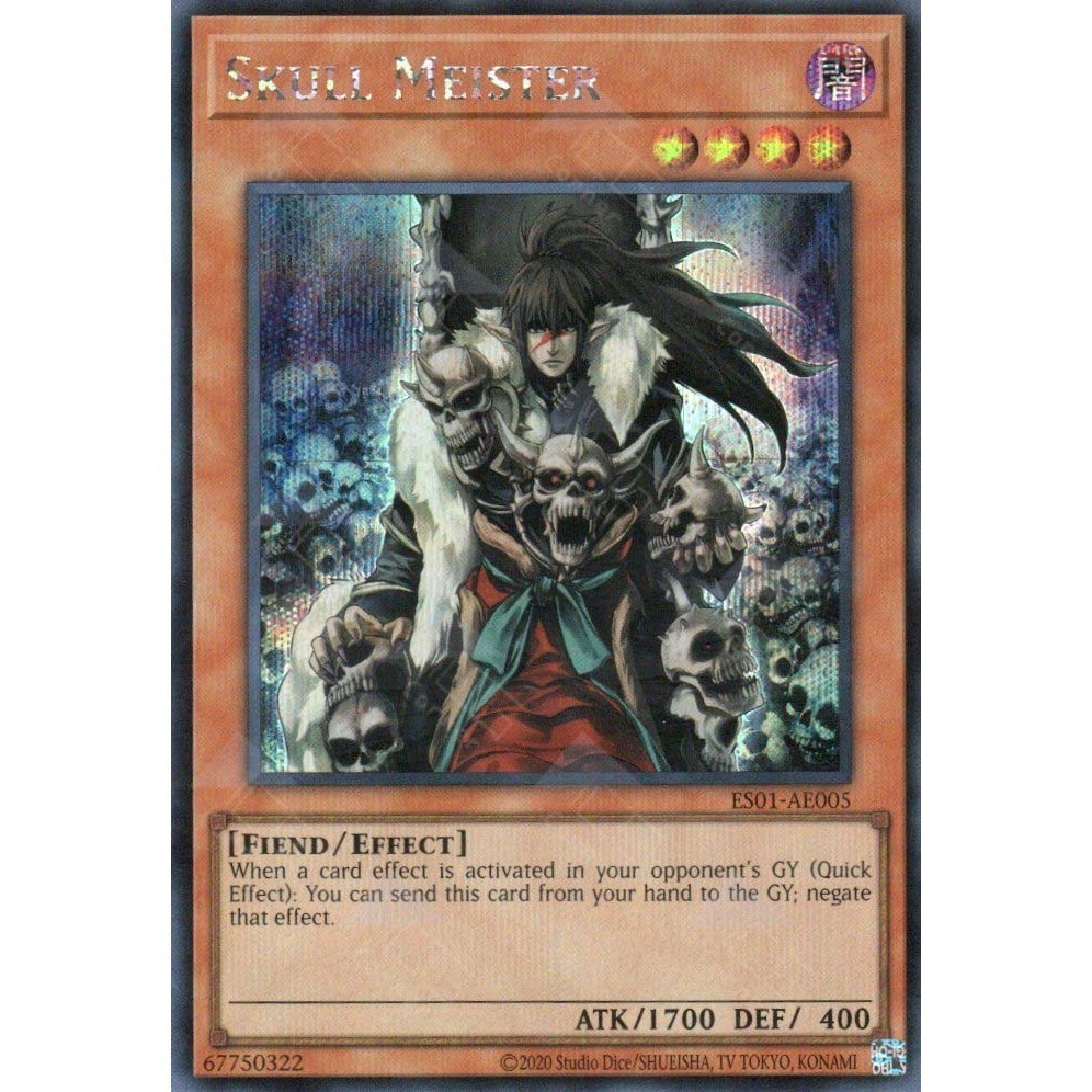 [ Genuine Yugioh Card ] ES01-AE005 Skull Meister | Shopee Malaysia