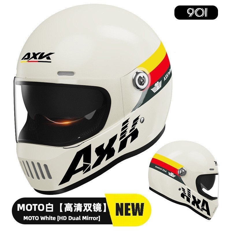 Helmet motosikal lelaki wanita Universal Helmet motosikal Retro ...