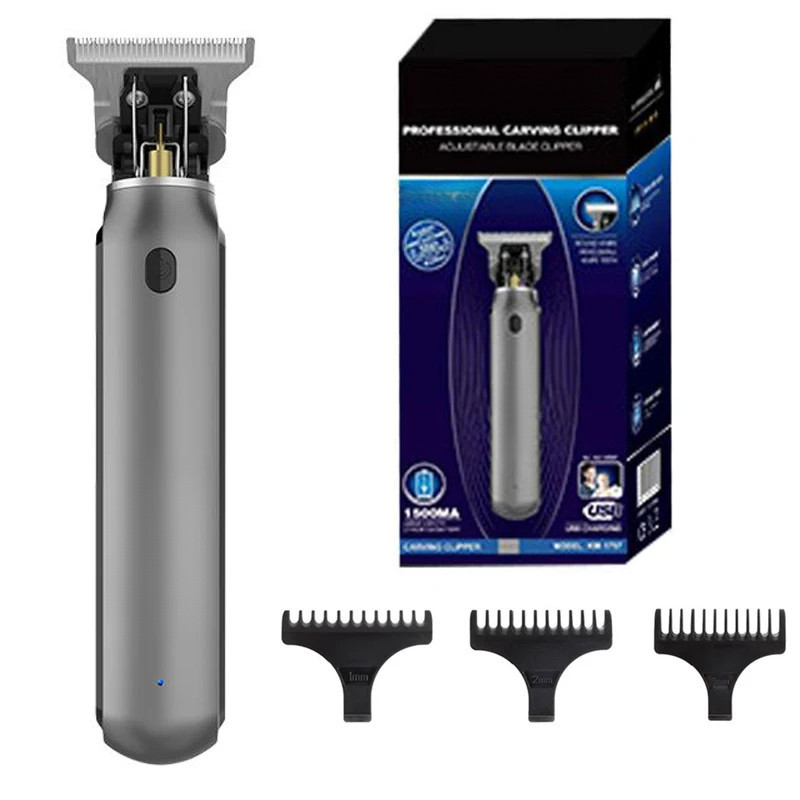 Clipper rambut berkuasa untuk lelaki tanpa wayar profesional janggut ...