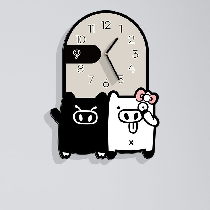Spot goods digital clock muji clock jam loceng Cute Piggy 2024 Jam ...