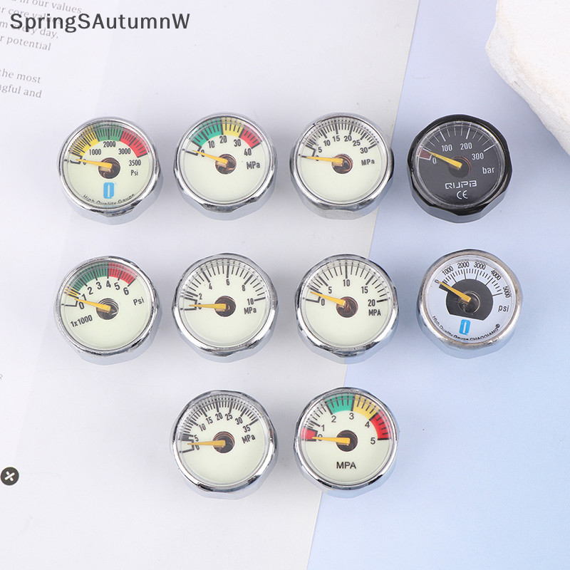 [SpringSAutumnW] Air Mini Micro Pressure Gauge Manometer | Thread M10 ...