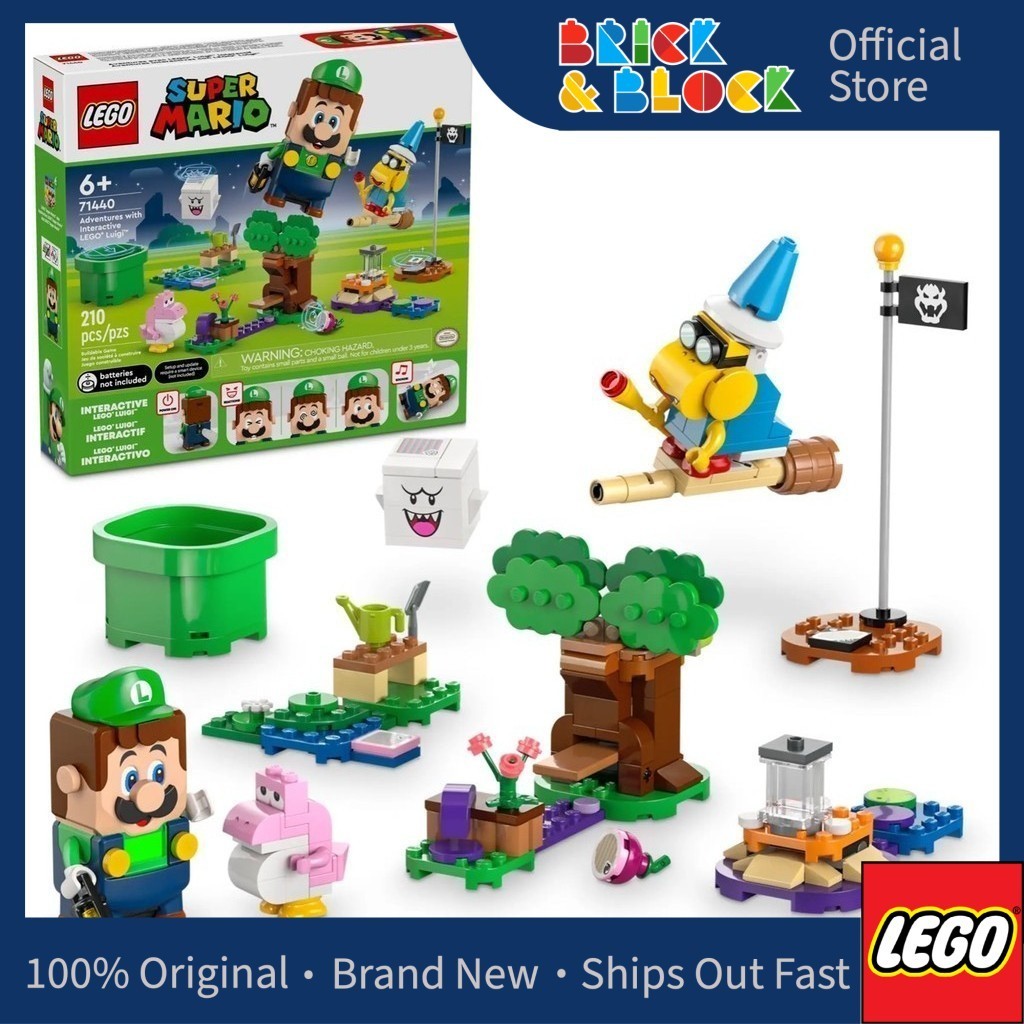 LEGO 71440 Adventures with Interactive LEGO Luigi | LEGO Super Mario ...