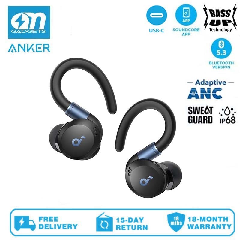 Anker A3968 Soundcore Sport X20 True-Wireless Workout Earbuds With ...
