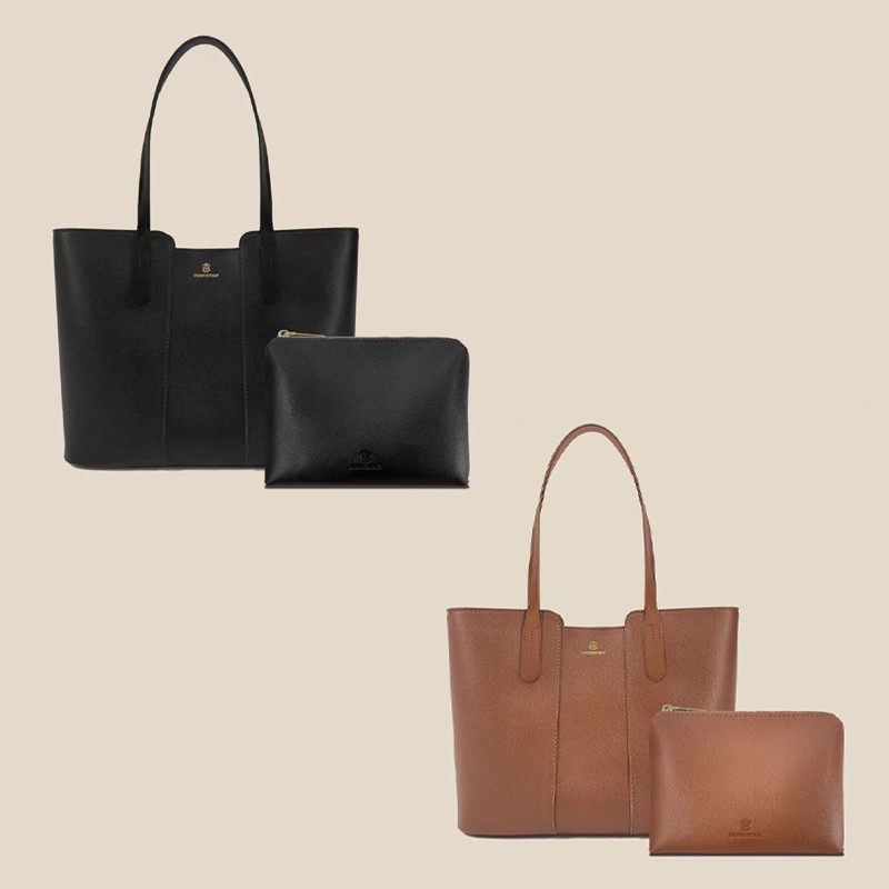 High-End Joyous Classic 2in1 Sets Retro Leather Woman Shoulder Bag Tote ...