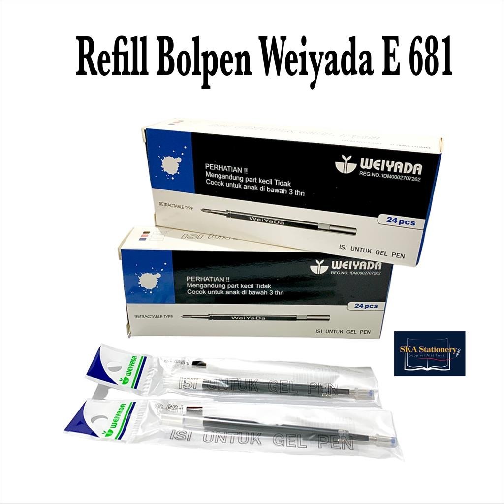 Weiyada E681 Ballpoint Pen / Ballpoint Refill (Pcs) | Shopee Malaysia