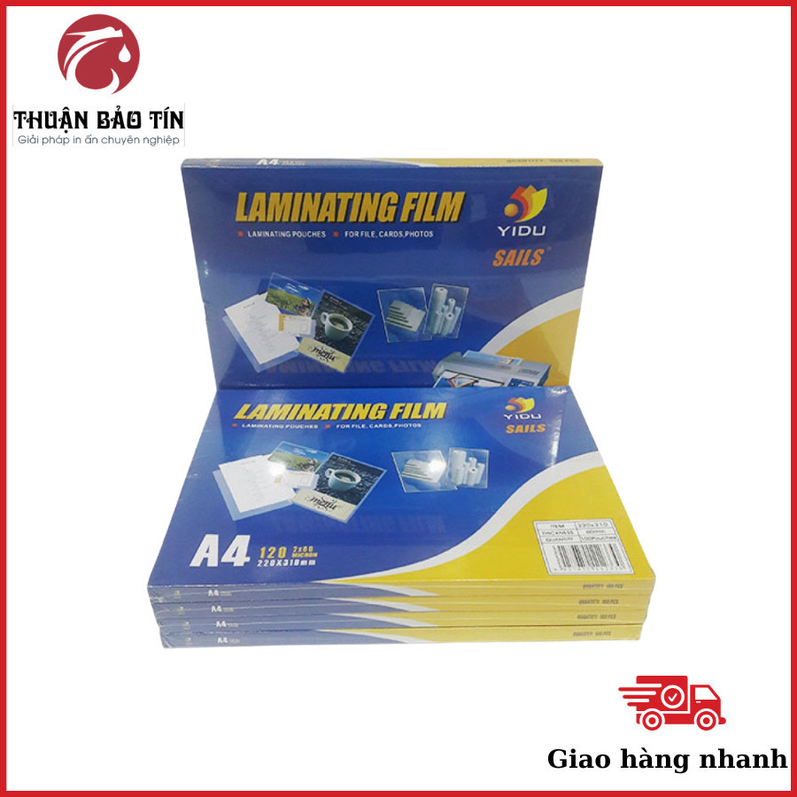 (1 Test Laminating Sheet) Full Quantity Plastic Laminating Film (100 ...