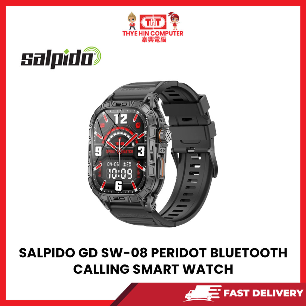 SALPIDO GD SW-08 PERIDOT BLUETOOTH CALLING SMART WATCH | Shopee Malaysia