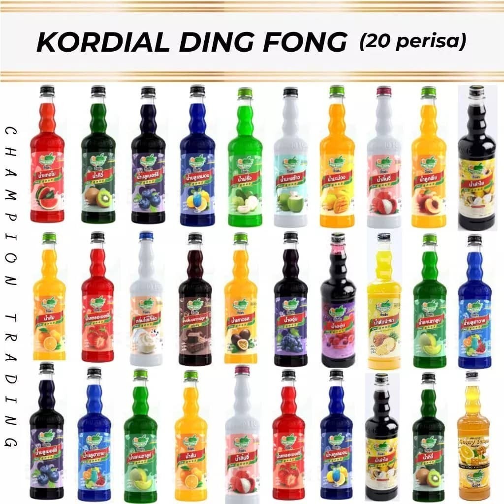 DING FONG , CONCENTRATED FRUIT SQUASH CORDIAL/KORDIAL PERAHAN PATI ...