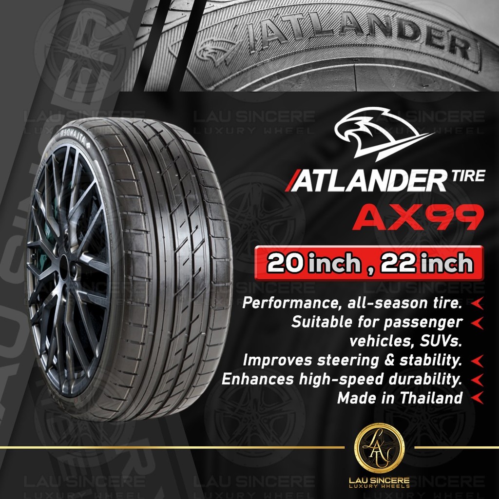 Atlander AX99 Car Tyre Tayar Kereta | Shopee Malaysia