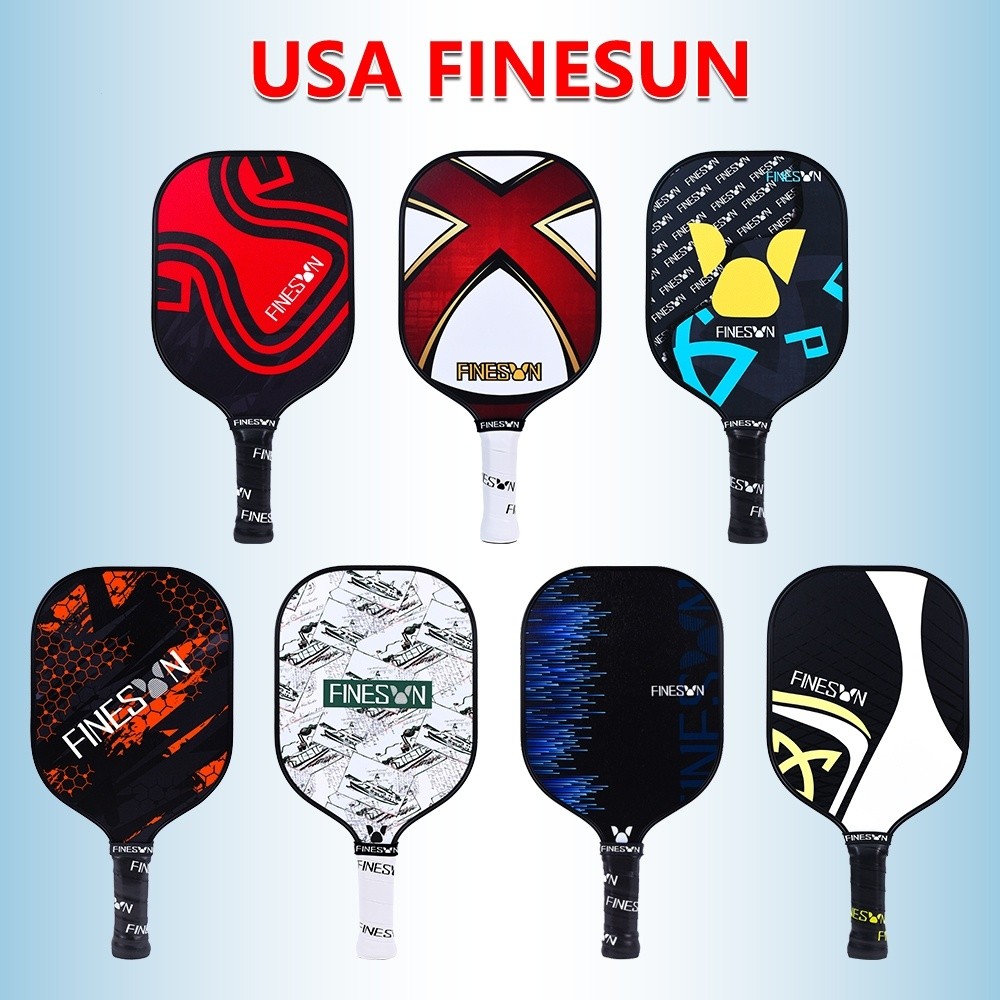 Finesun Wooden Pickleball Paddles Power Sweet Spot Pickleball Racket ...