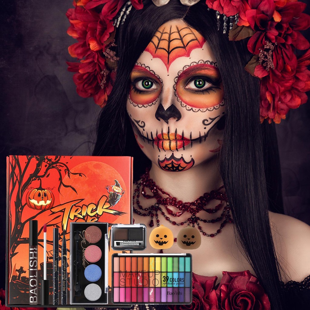 Zombie Makeup Kit Face Paint Set Vampire Makeup Halloween Makeup ...