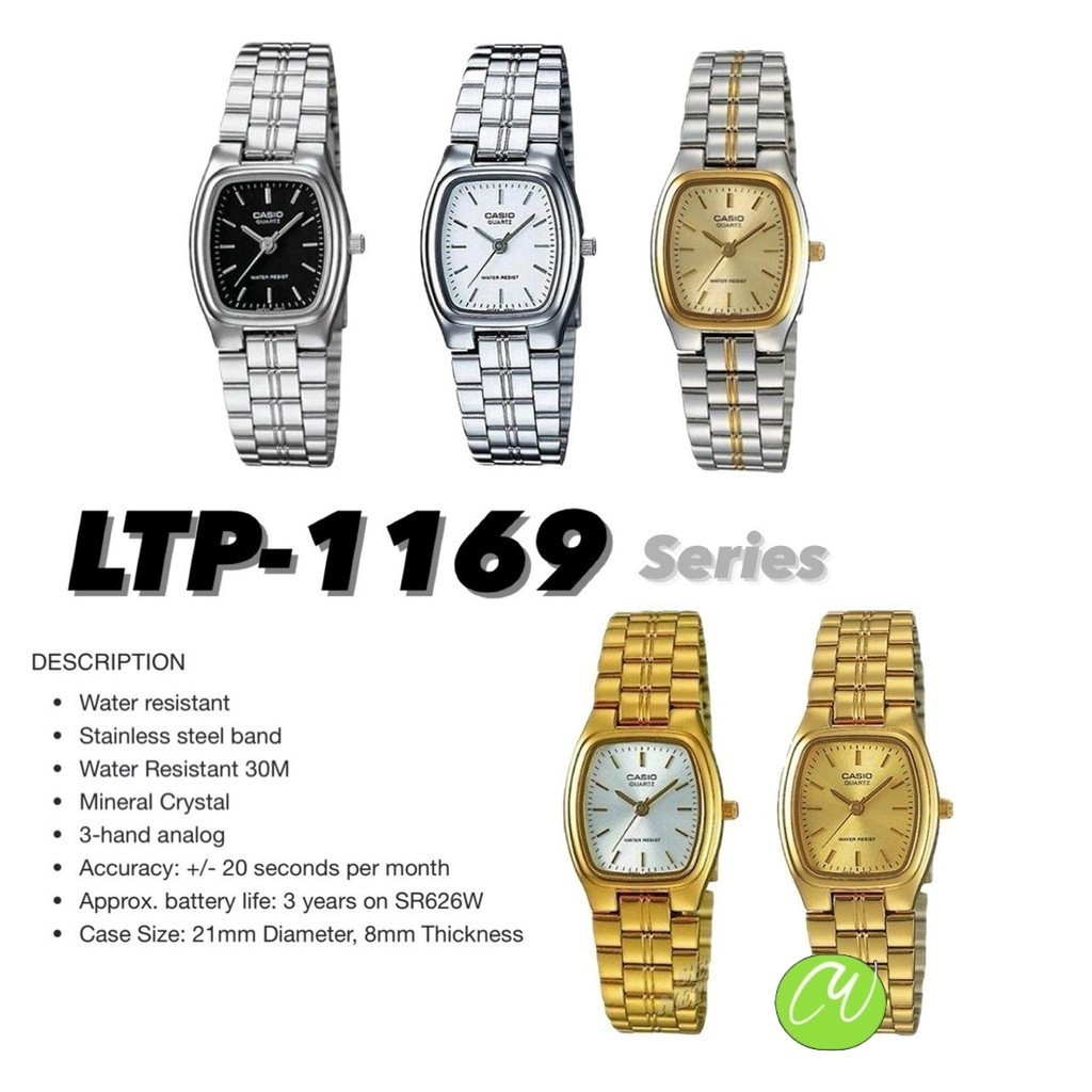 [ CASIO LTP-1169 SERIES ] CLASSIC ANALOG SIZE SMALL LADIES WATCH ...