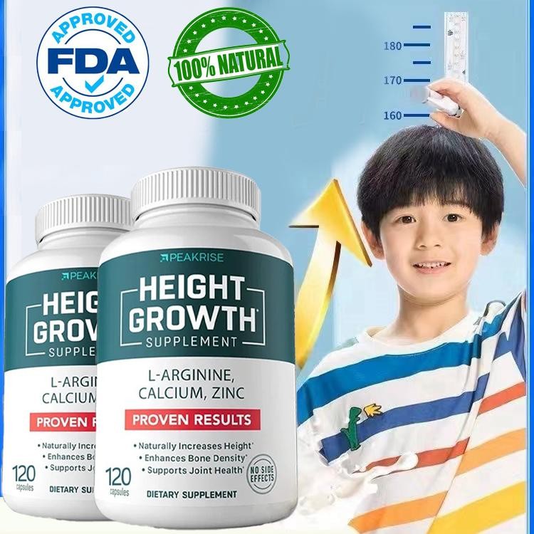 Height Enhancer Booster Vitamin Pills Increase Body Growth Calcium ...