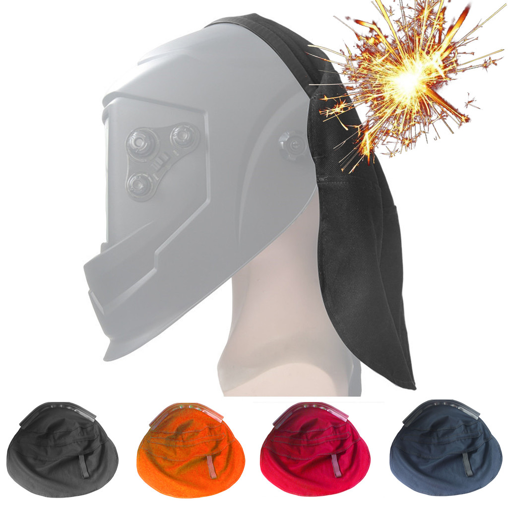 Welding Helmet Cover Full Protection Safe Welding Headgear Hat Extended ...