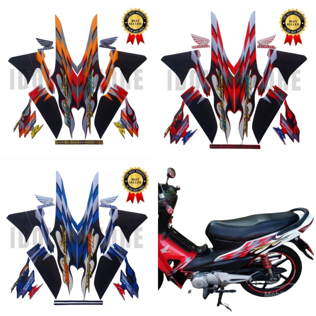 Honda Supra Fit CW 2006 Striping Stickers List Of The Best Supra Fit CW ...