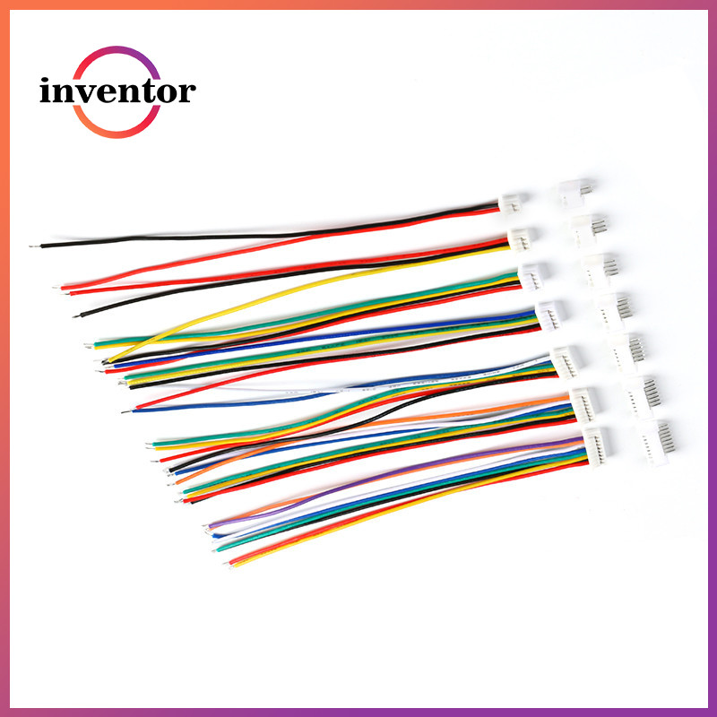 10Pcs JST 1.25mm 10CM 100MM Wire Cable Connector Micro JST Pitch 1.25mm 2/3/4/5/6/7/8/10 Pin ...