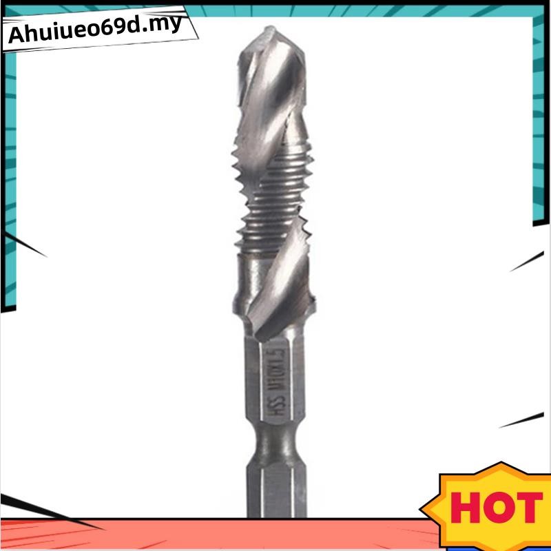 M10x1.5mm High-Speed Steel 4341 Titanium Plated Composite Tap Drill and ...