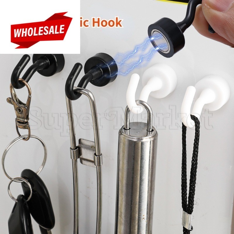 (BC) Strong Magnet Storage Hook - Wall-mounted Carabiner - Door Back ...